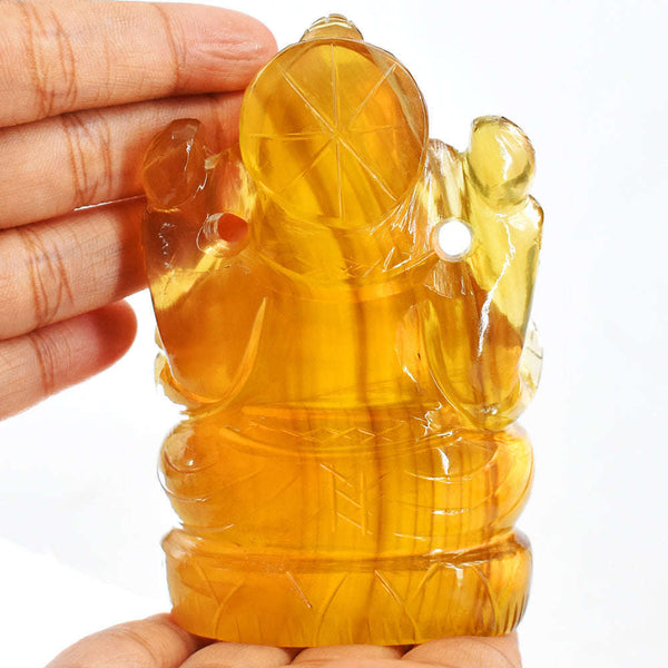 Artisian Fluorite Hand Carved Genuine Crystal Gemstone Carving Lord Ga