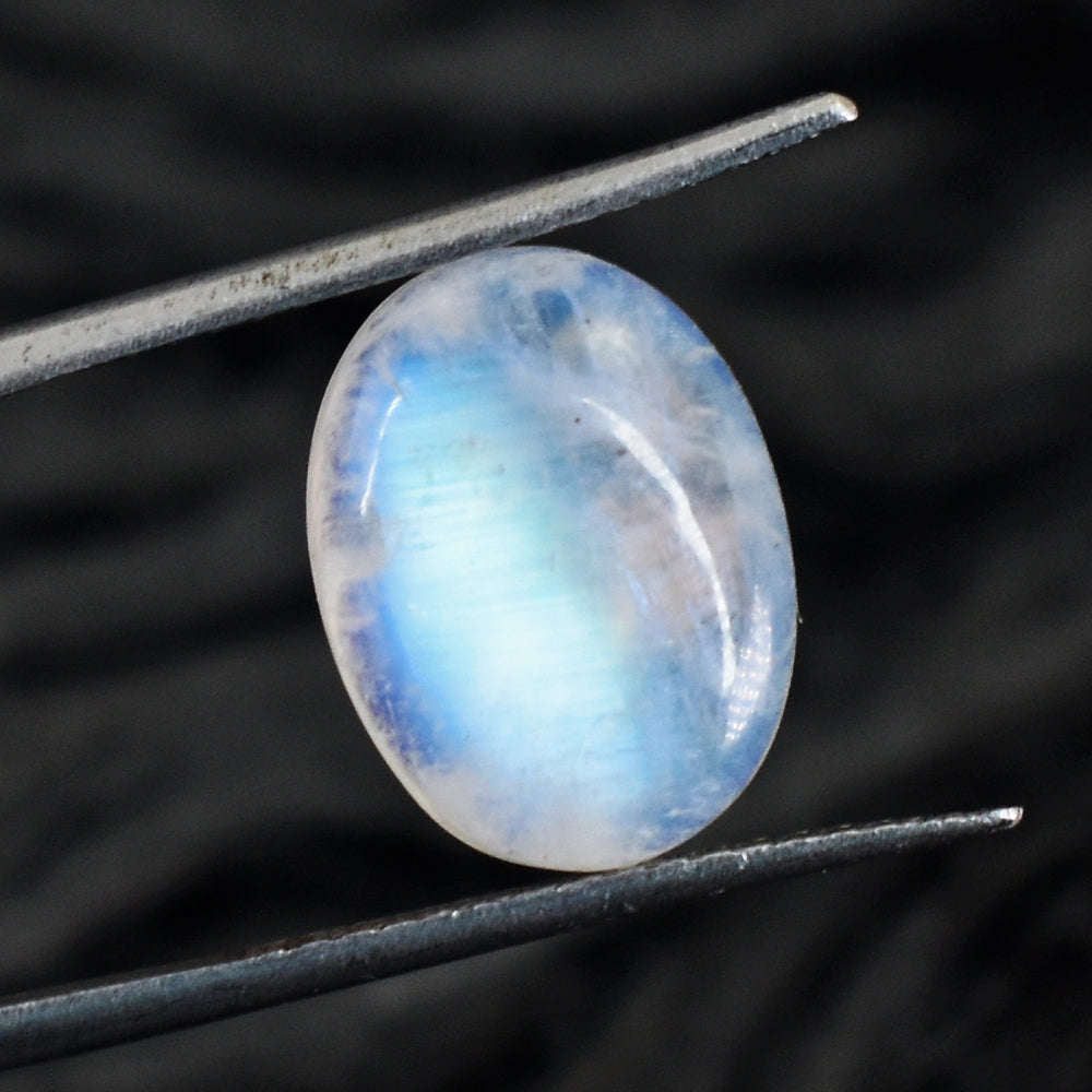 Awesome 8 Cts Genuine Blue Flash Moonstone Gemstone Awesome 8 Cts Genuine Blue Flash Moonstone Gemstone