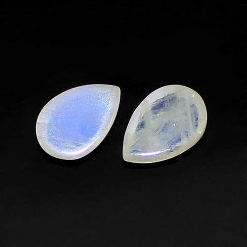 Genuine Blue Color Change Moonstone Gems Pair