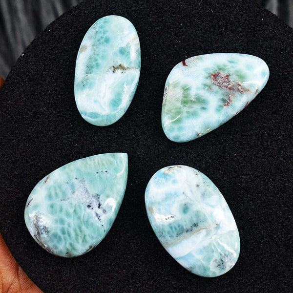 Gorgeous 122 Cts Genuine Larimar Gemstone Lot