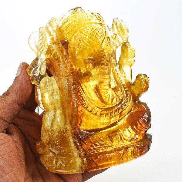 Gorgeous Multicolor Fluorite Hand Carved Genuine Crystal Gemstone Carv