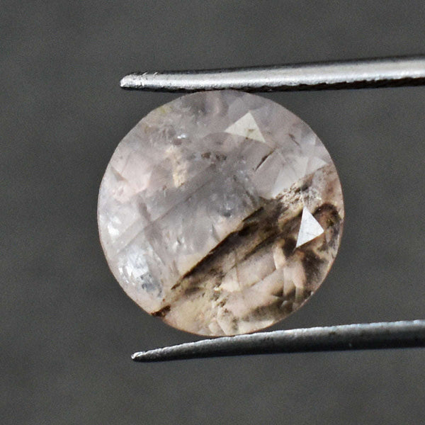 Natural 8 Cts Genuine Rutile Quartz Faceted Gemstone