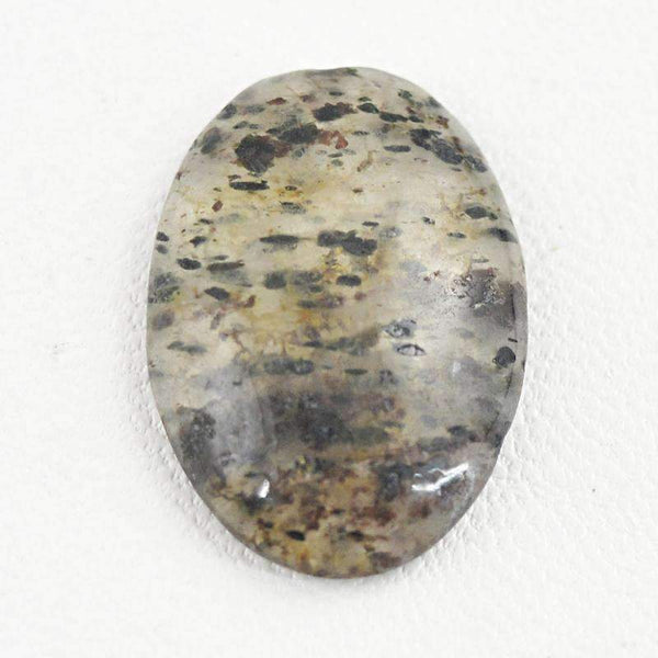 Natural Rutile Quartz Gemstone - Oval Shape